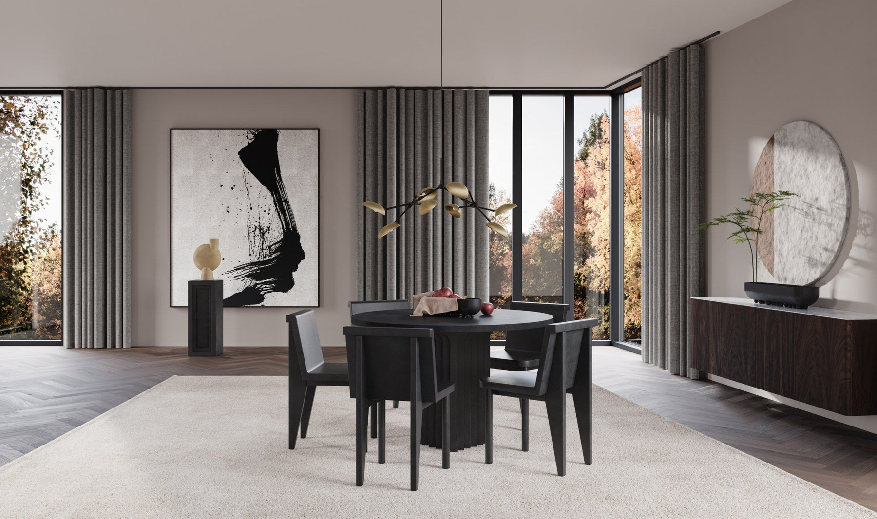 101 Copenhagen Arc Dining Table - Coffee – NORMODE