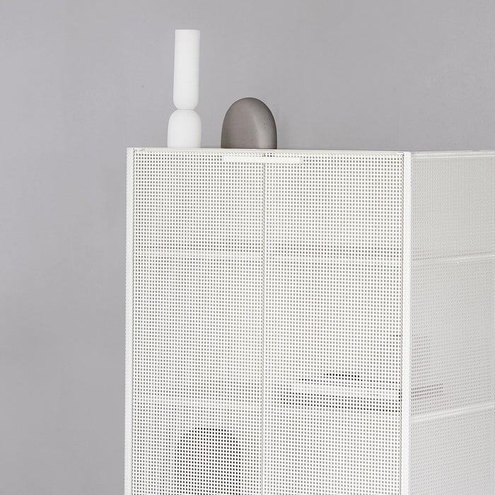 Grid Cabinet | Storage Furniture | Beige Steel | Danish Design – NORMODE