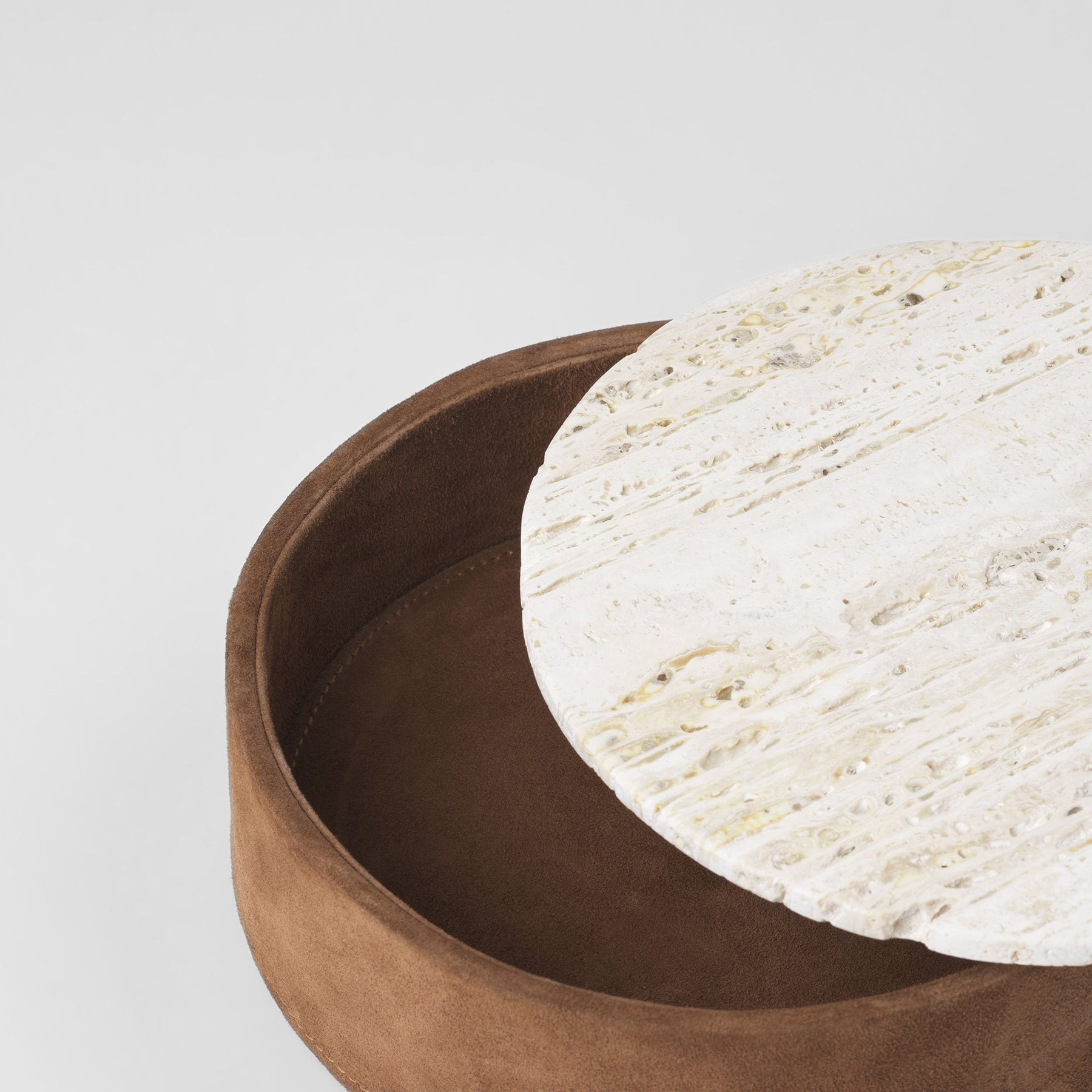 Suede Box Container | Design Kristina Dam | Sculptural Small Storage ...